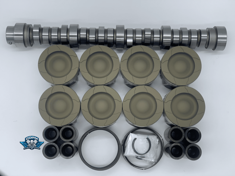 6.4L Ford Powerstroke Diesel HD Piston set & Stage 2 Camshaft pkg ...