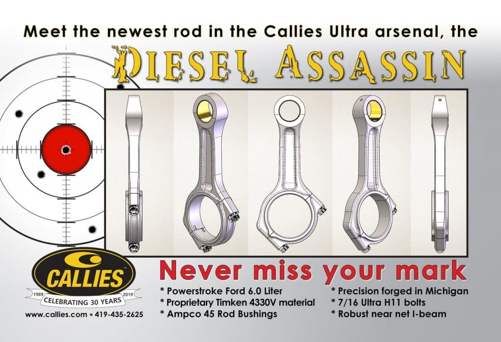 Callies 6.0L Powerstroke Forged Connecting Rods
